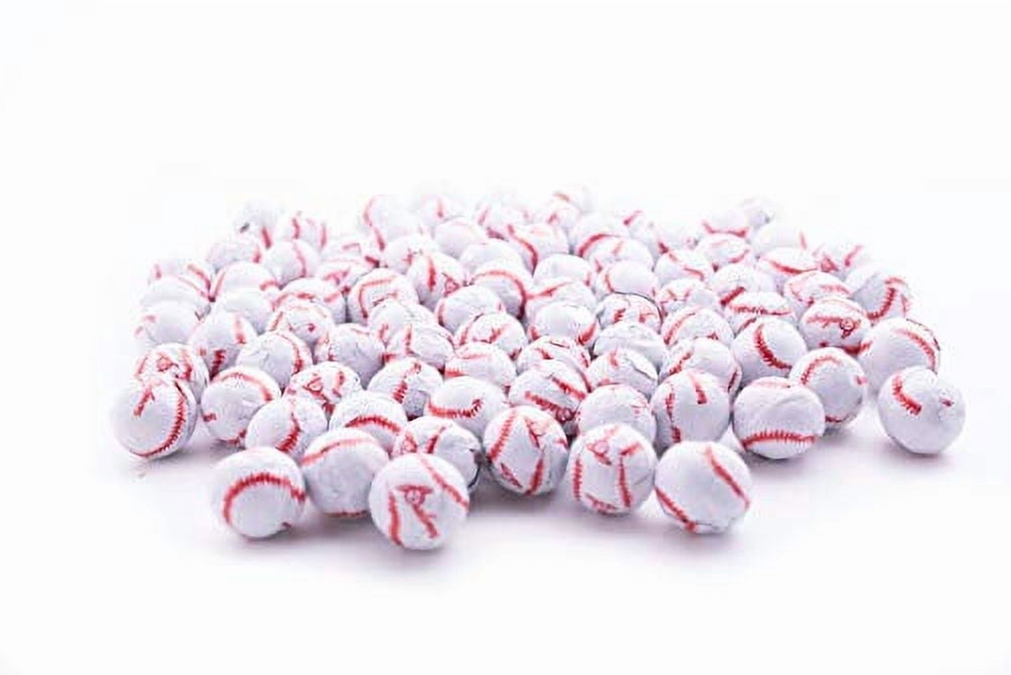 Chocolate Baseballs - 1 LB Resealable Stand-Up Bulk Candy Bag (Approx ...