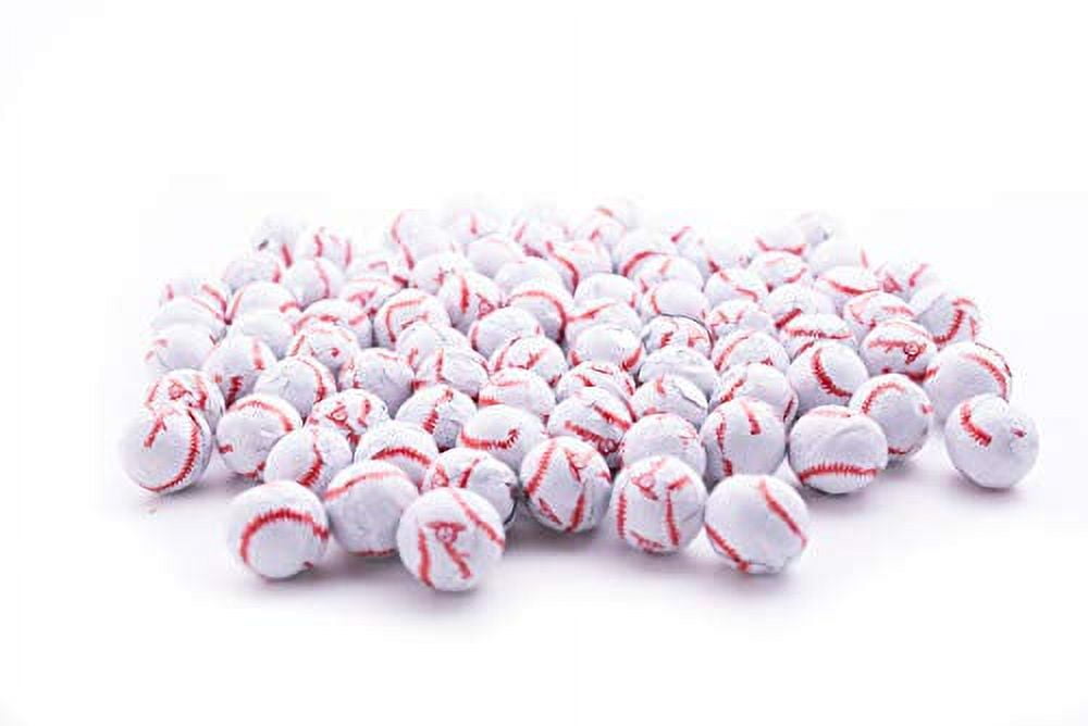 Chocolate Baseballs - 5 LB Resealable Stand Up Bulk Candy Bag (approx ...
