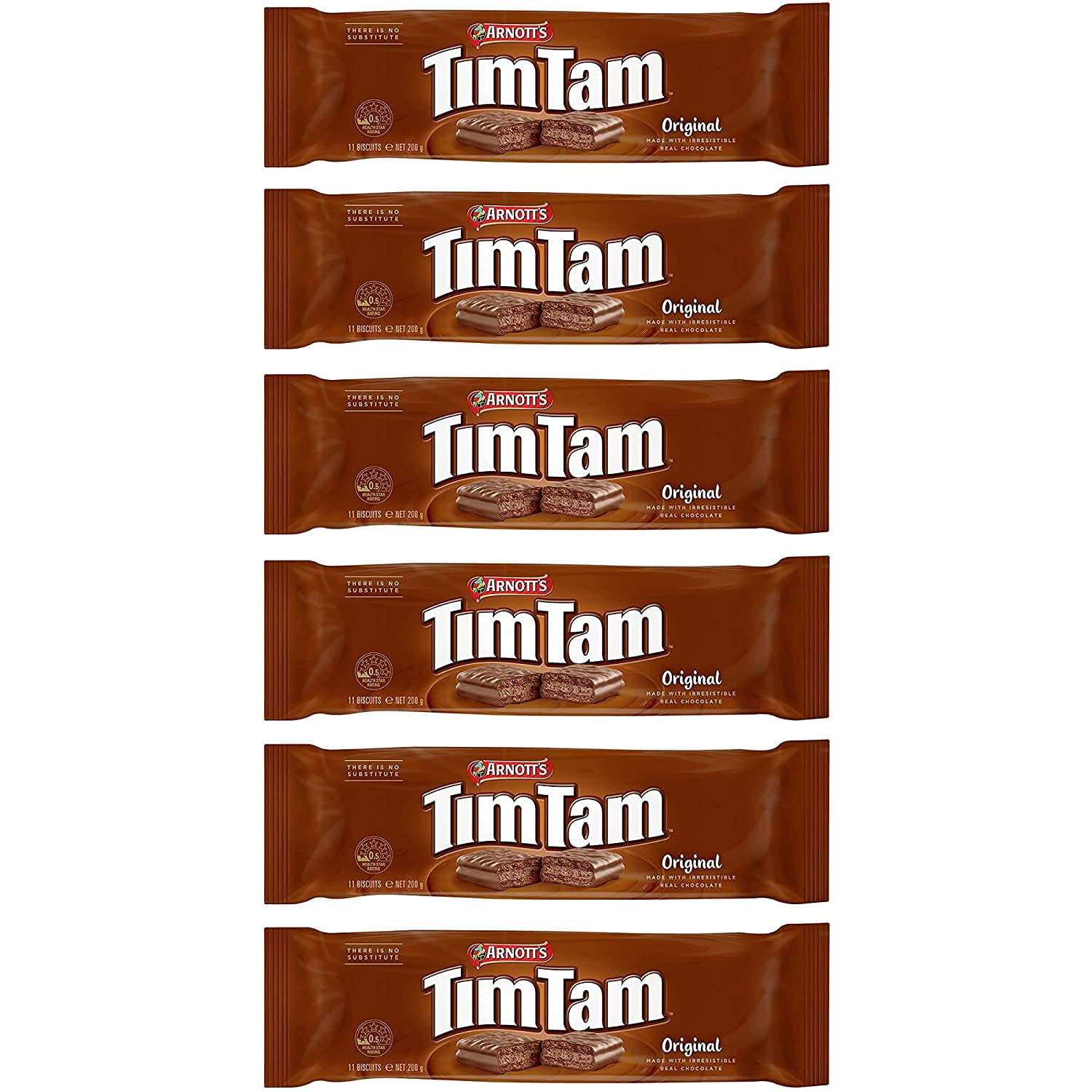 Chocolate Biscuits – 6 Pack – Original Australian Recipe – 66 Cookies ...