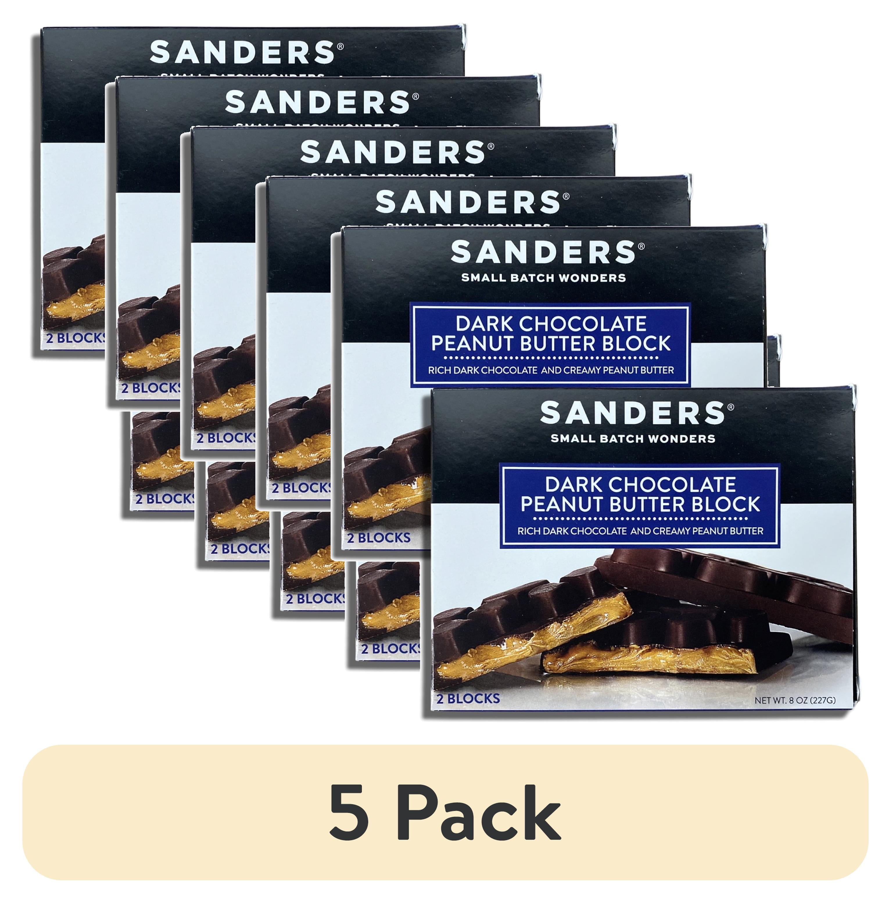 (5 pack) Sanders Chocolate Block by Sanders | 8 Ounces | Value Pack of ...