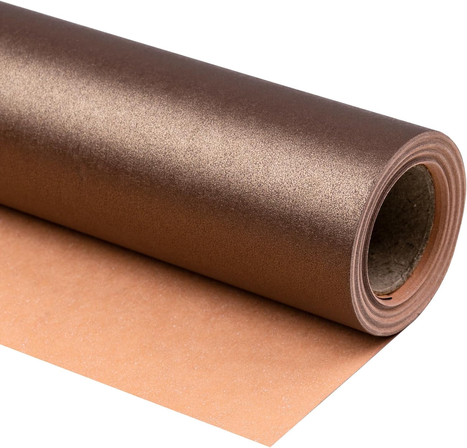 Chocolate Brown Matte Wrapping Paper - Solid Color Pearly - luster ...