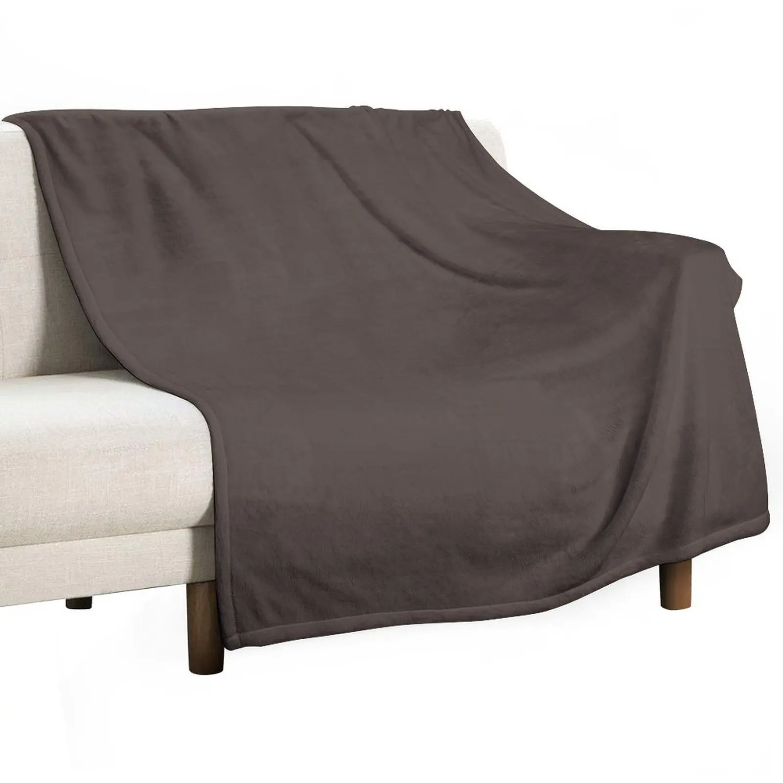 Chocolate Brown Throw Blanket Luxury Designer Quilt Cute Plaid Blankets ...
