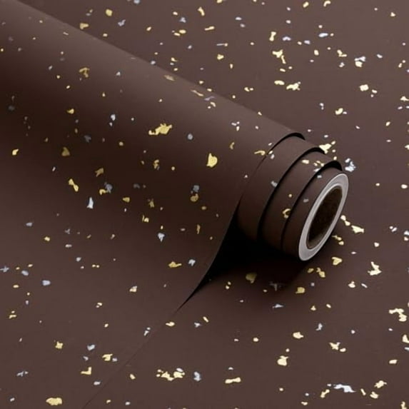 Chocolate Brown Wrapping Paper Roll - Mini Roll - 17 Inch x 16.5 Feet ...