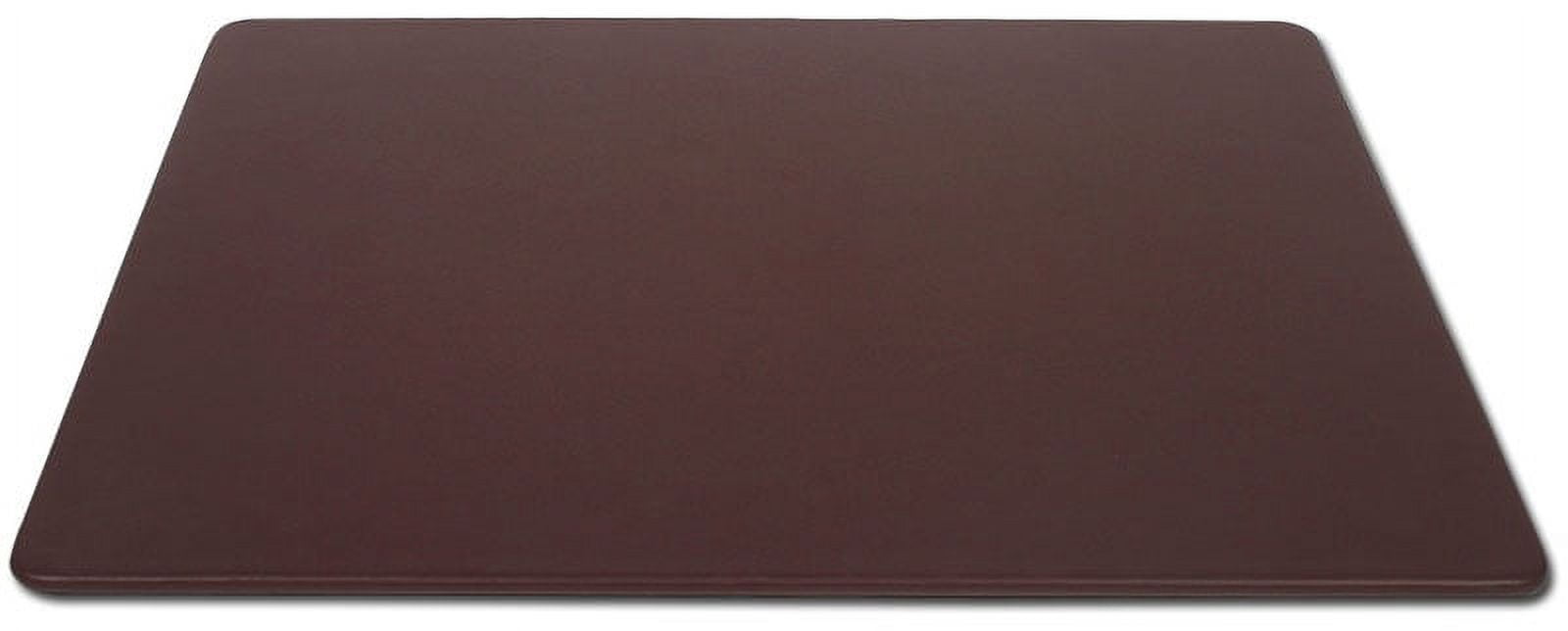 Chocolate Brown Leatherette 24 x 19 Desk Mat without Rails - Walmart.com