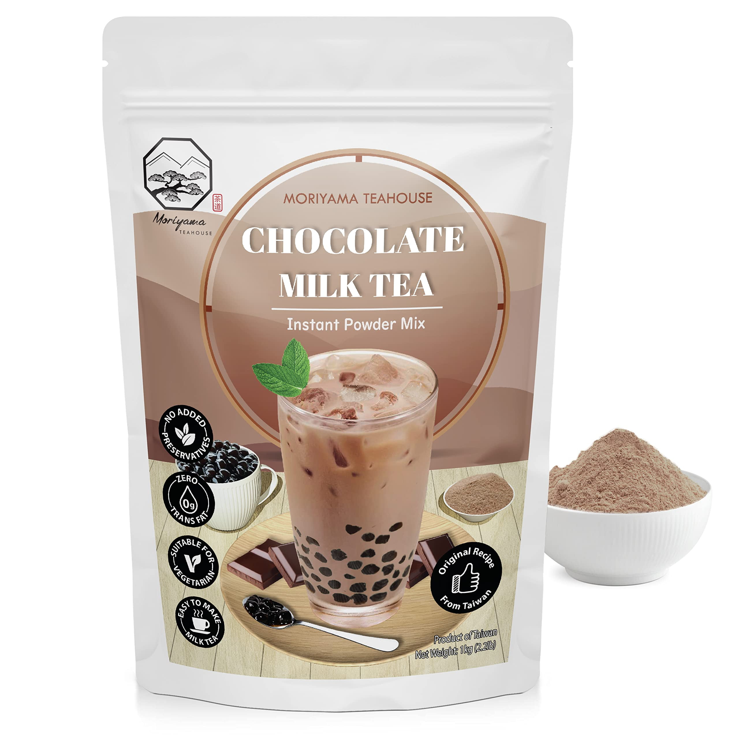 Chocolate Bubble Milk Tea Instant 3in1 Powder Mix - 1kg (33 Drinks ...