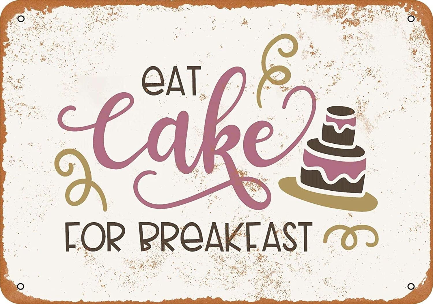 Chocolate Cake Mm Mm Home Gift Kitchen Yard Restaurant Cafe Store Signs ...
