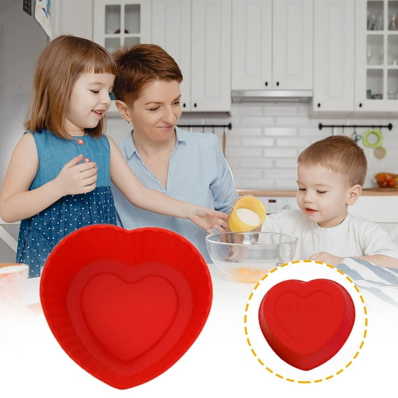 Chocolate Cake Molds, Non-Stick Silicone Baking Molds for Candy Jelly ...