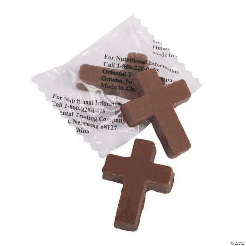 Bulk Set of 91 Chocolate Crosses Candy for Easter, Ideal for Baskets ...