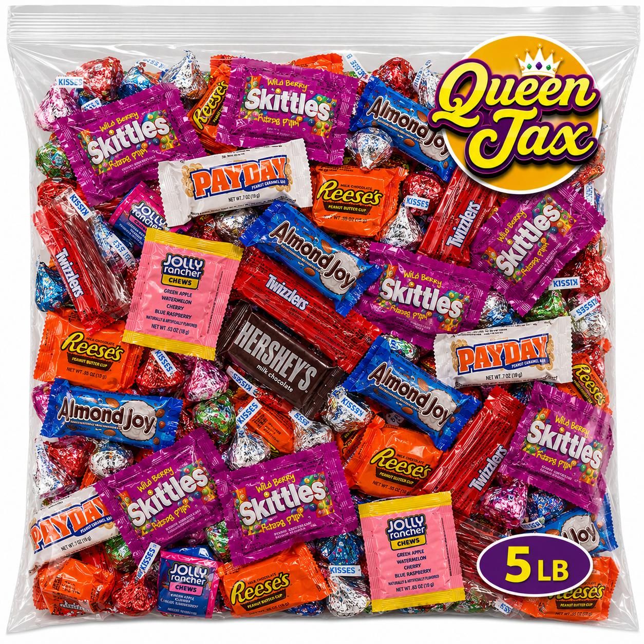 Chocolate and Candy Variety Pack - 5 LB Assorted Chocolate Candy Bulk ...