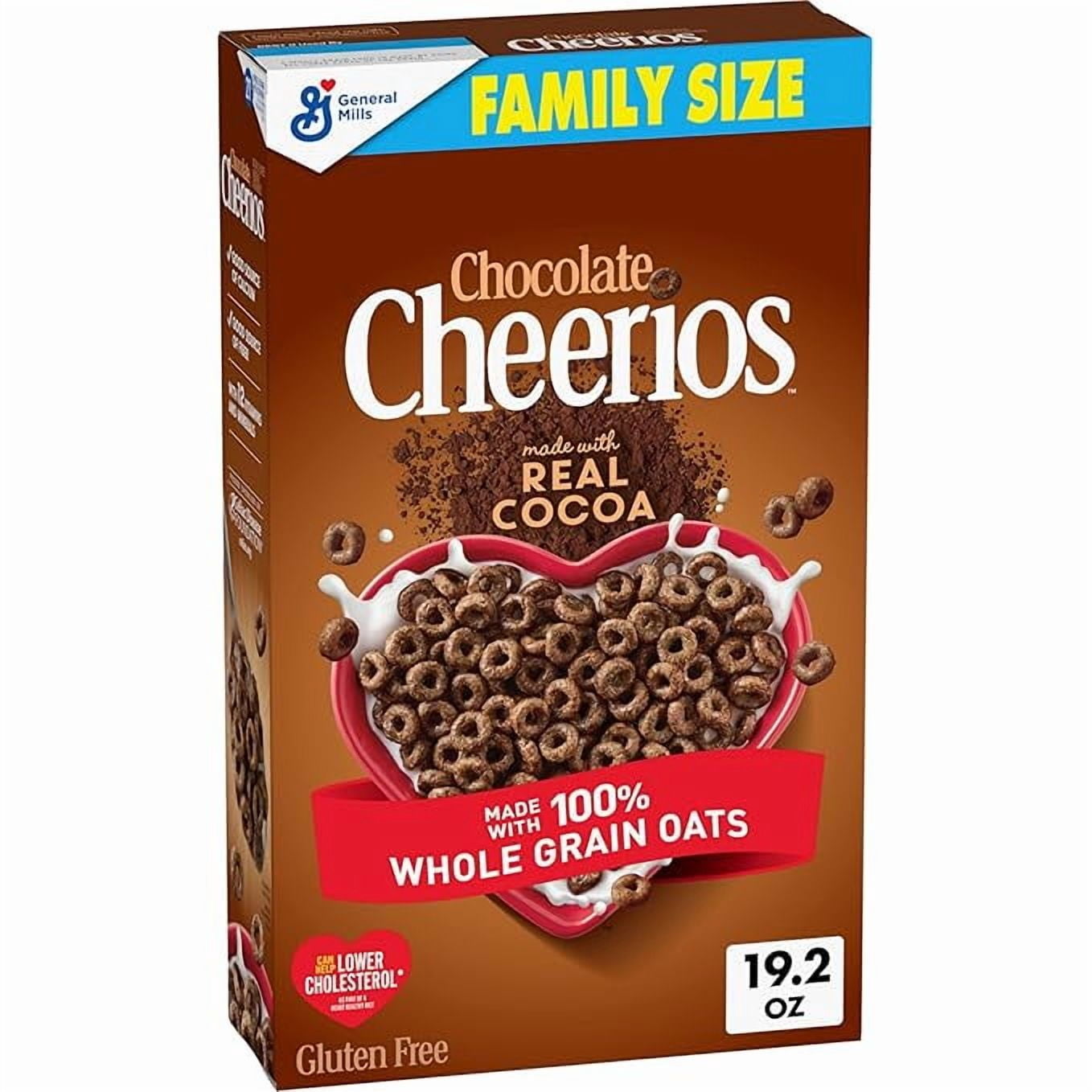 Chocolate Cheerios, Heart Healthy Gluten Free Breakfast Cereal, Made ...