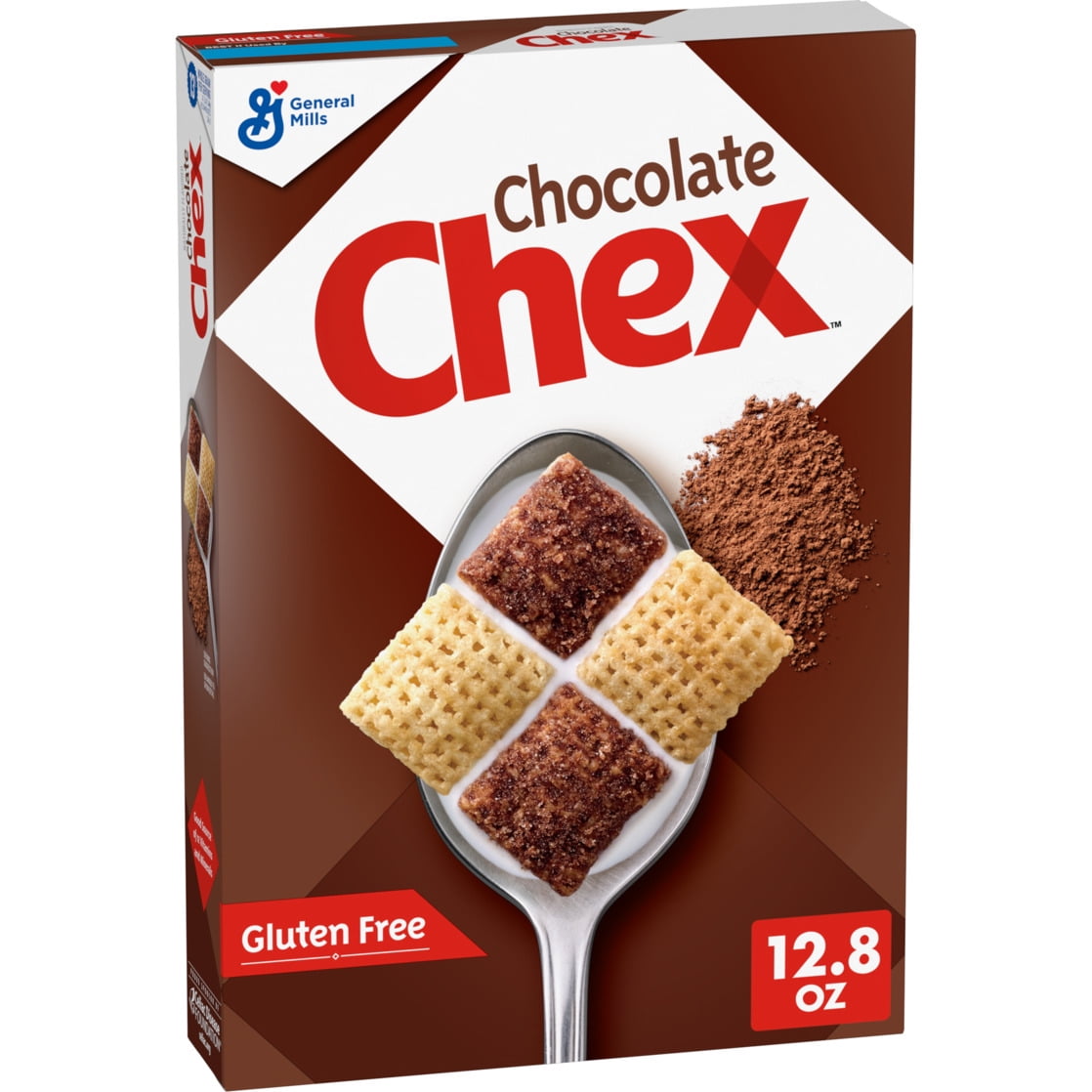 Chex Chocolate Squares Cereal, Gluten Free Rice Breakfast, Whole Grain ...