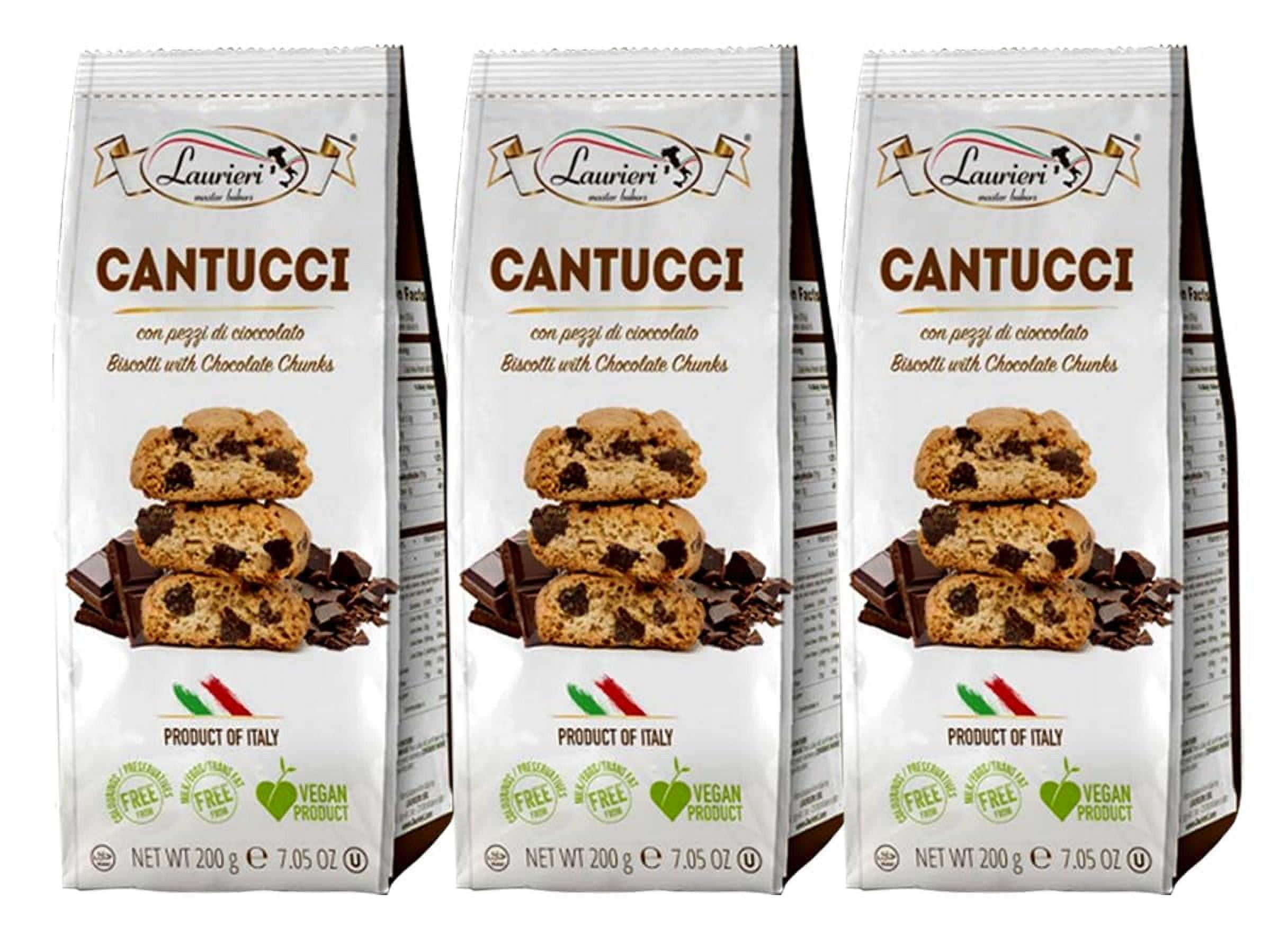 Chocolate Chip Biscotti - CM31 Pack of 3 - Biscotti Italian Cookies ...