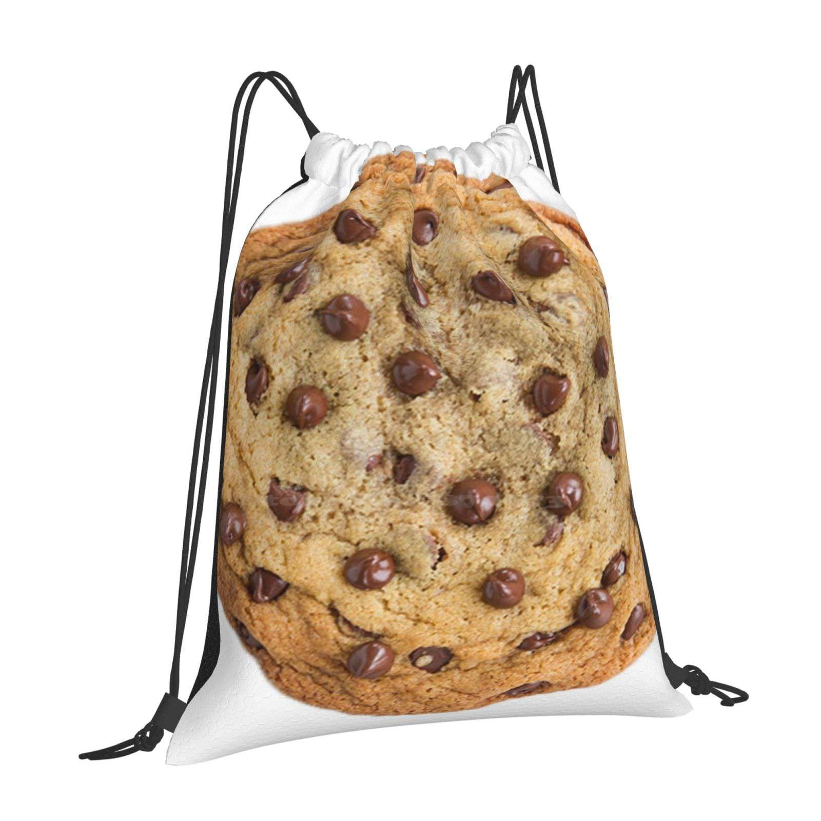 Chocolate Chip Cookie Large Capacity Backpack Laptop Bags Chocolate ...