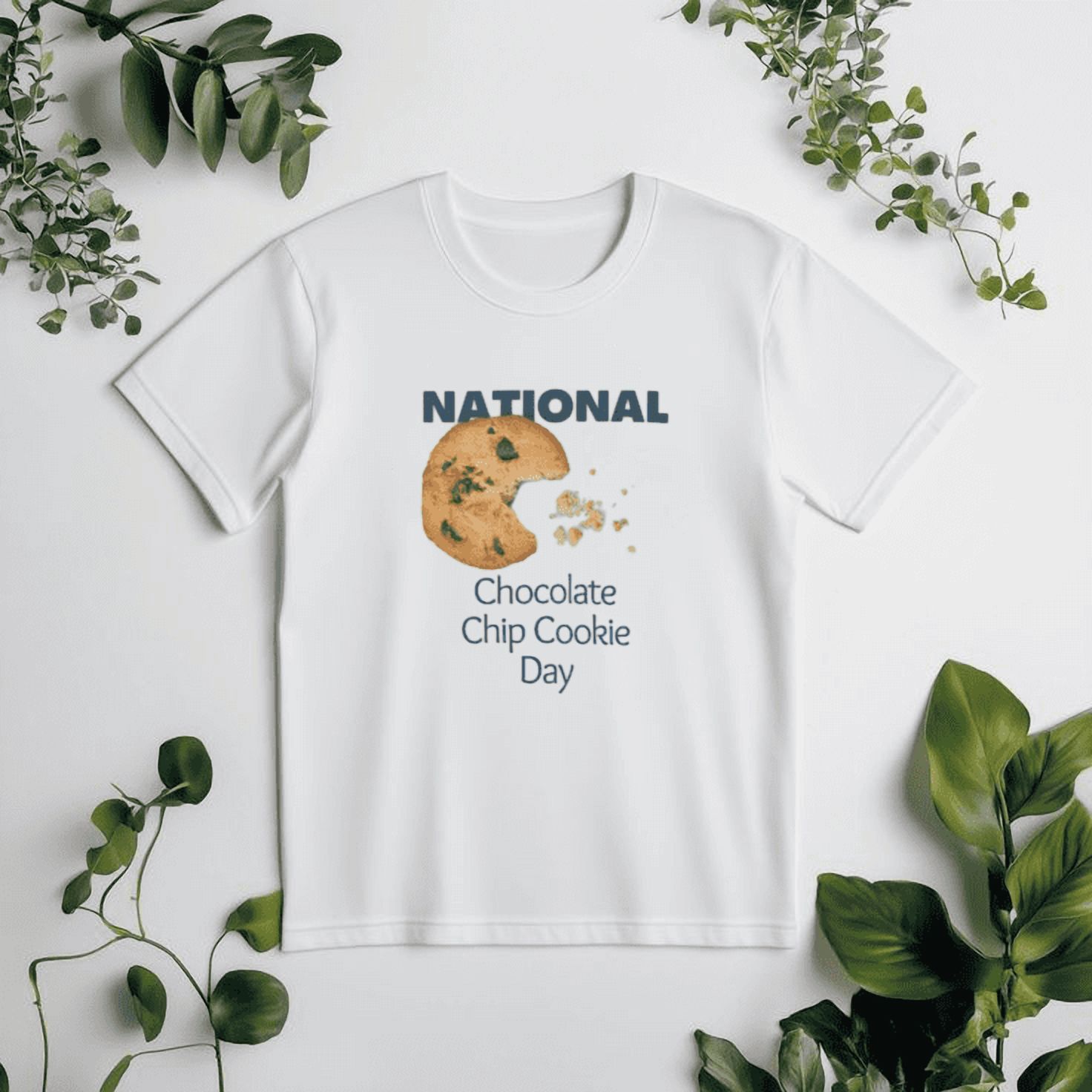 Chocolate Chip Cookie Lover Snack Day Celebration Treat Unisex T-Shirt ...