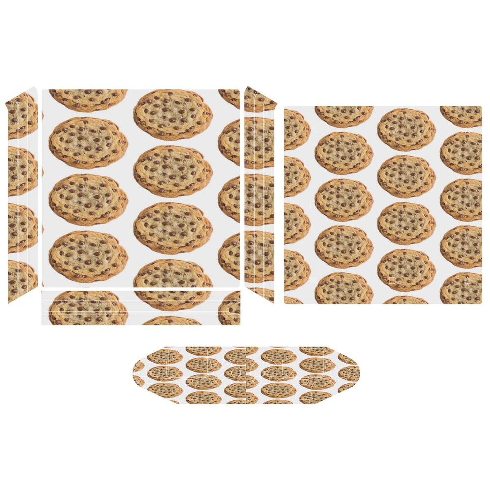 Chocolate Chip Cookie PS4/PS4 Pro/PS4 Slim Skin Sticker For Console And ...