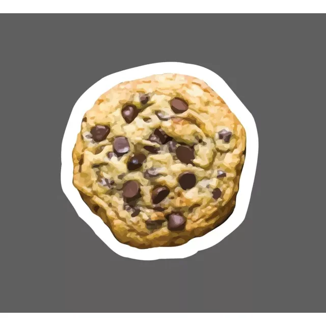 Chocolate Chip Cookie Sticker Waterproof Sticker Phone Decal Water ...
