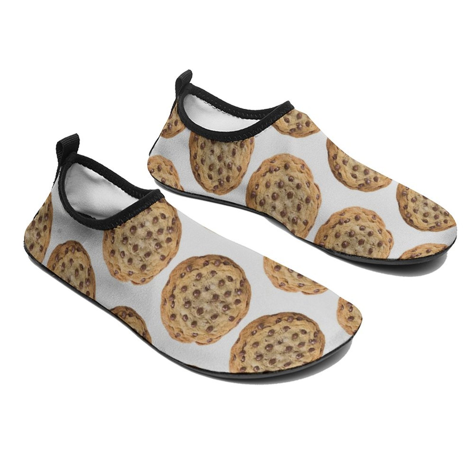 Chocolate Chip Cookie Water Shoes Beach Slip-on Shoes for Men Women ...