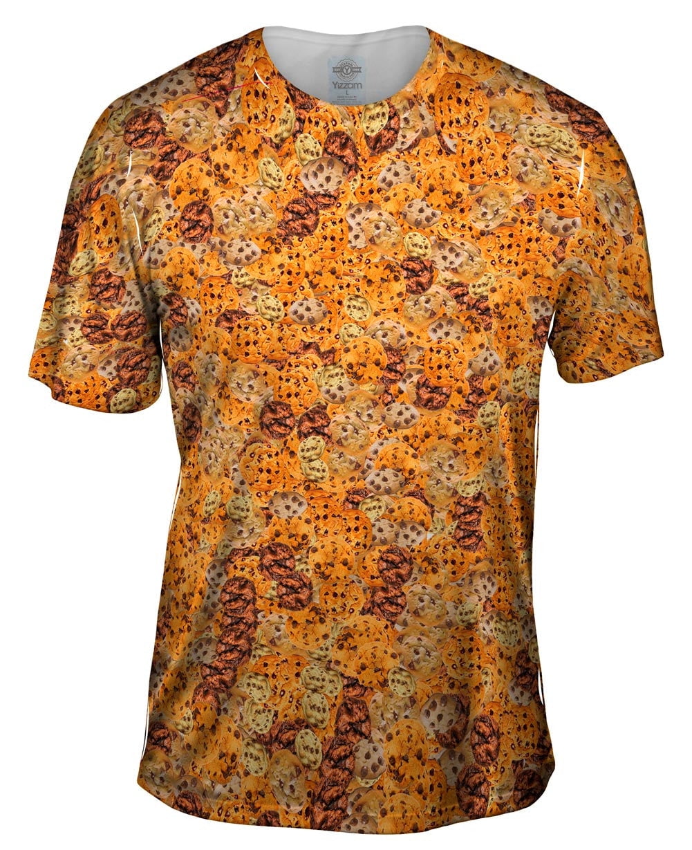 Chocolate Chip Cookies Before Bed Mens T-Shirt All Over Print - Walmart.com