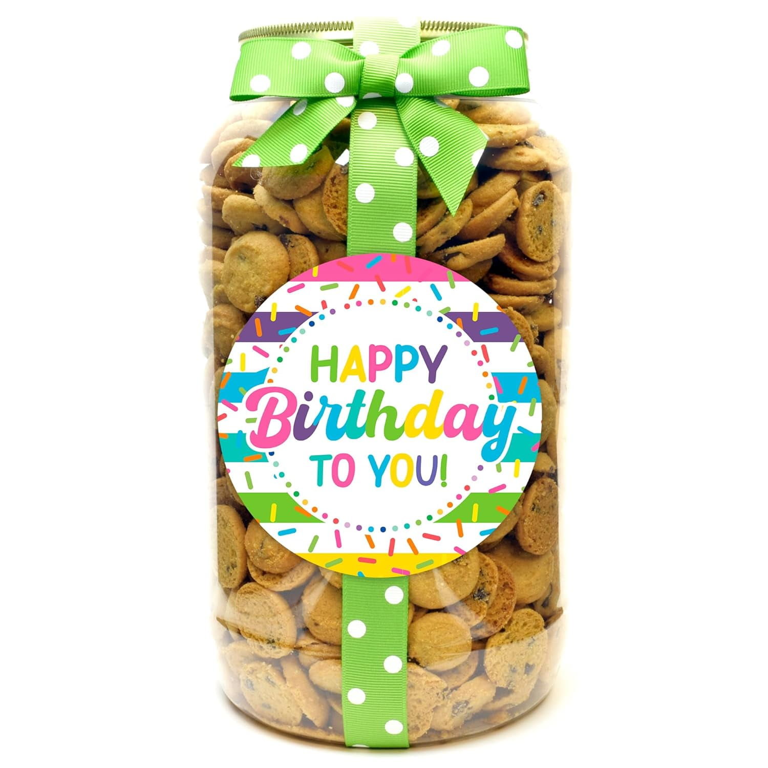 Chocolate Chip Cookies - Birthday Gallon Jar - SCHB - Walmart.com