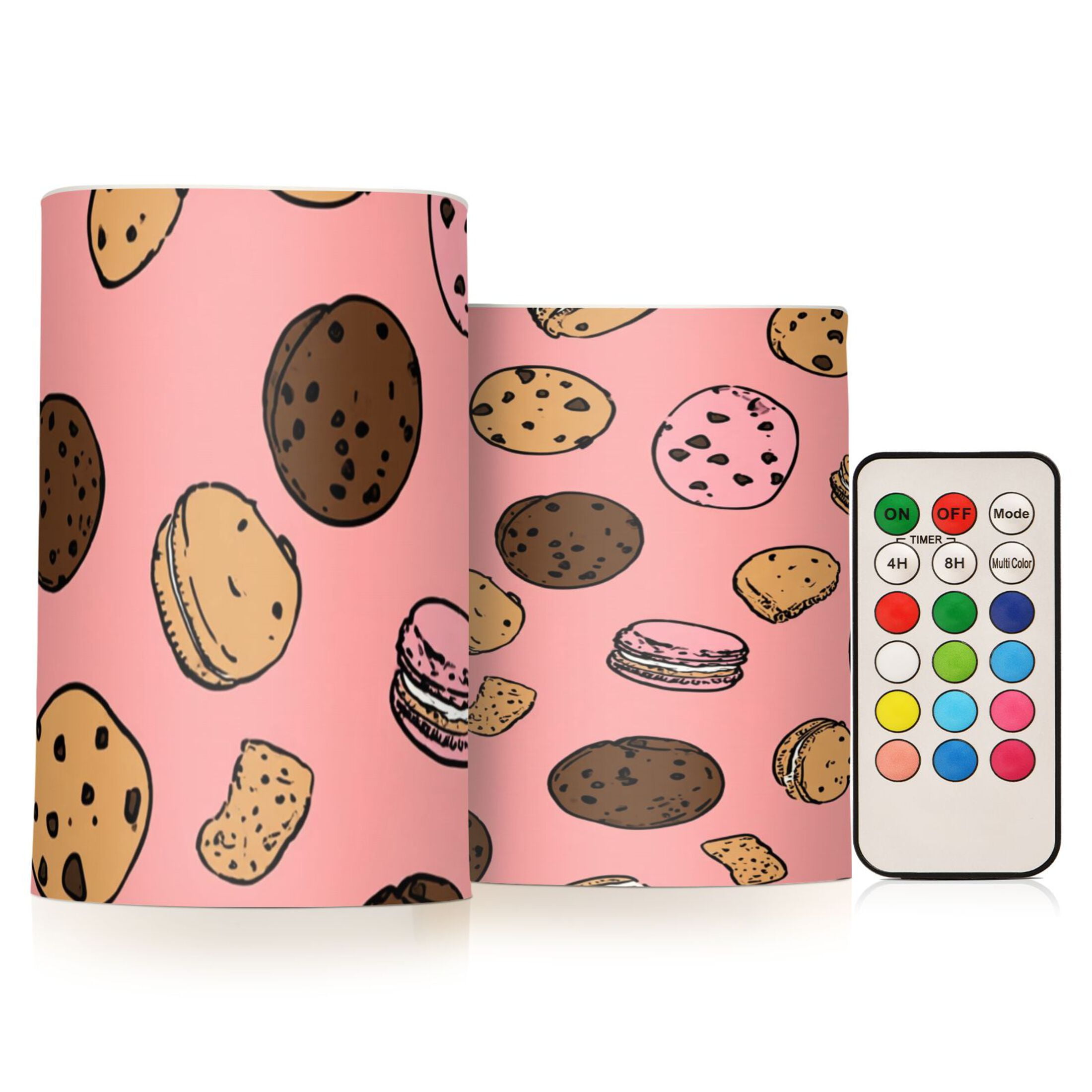 Chocolate Chip Cookies Flickering Flameless Candles Battery Operated ...