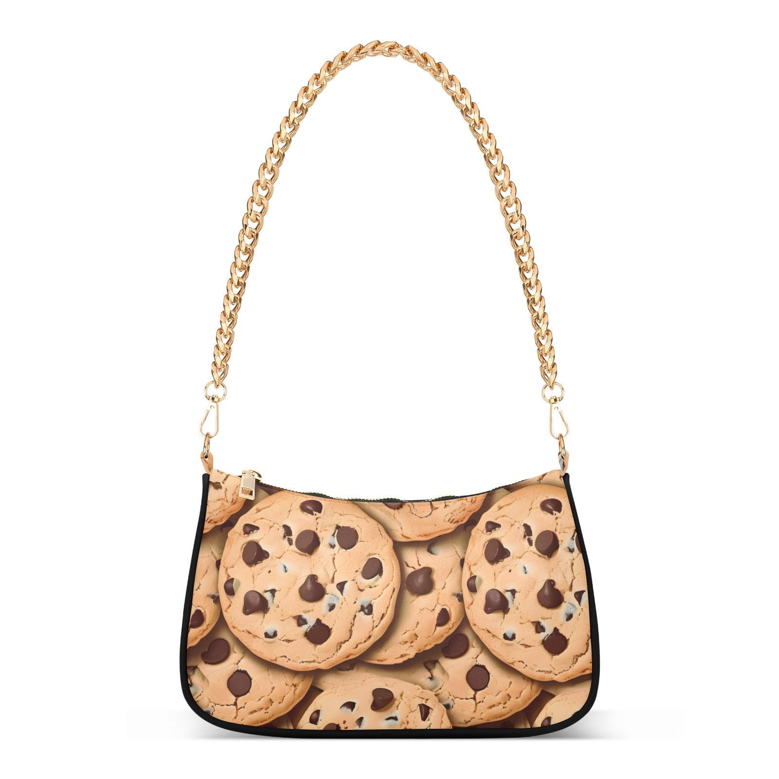 Chocolate Chip CookiesWomen Small Shoulder Bag Crossbody Tote Hobo Bags ...
