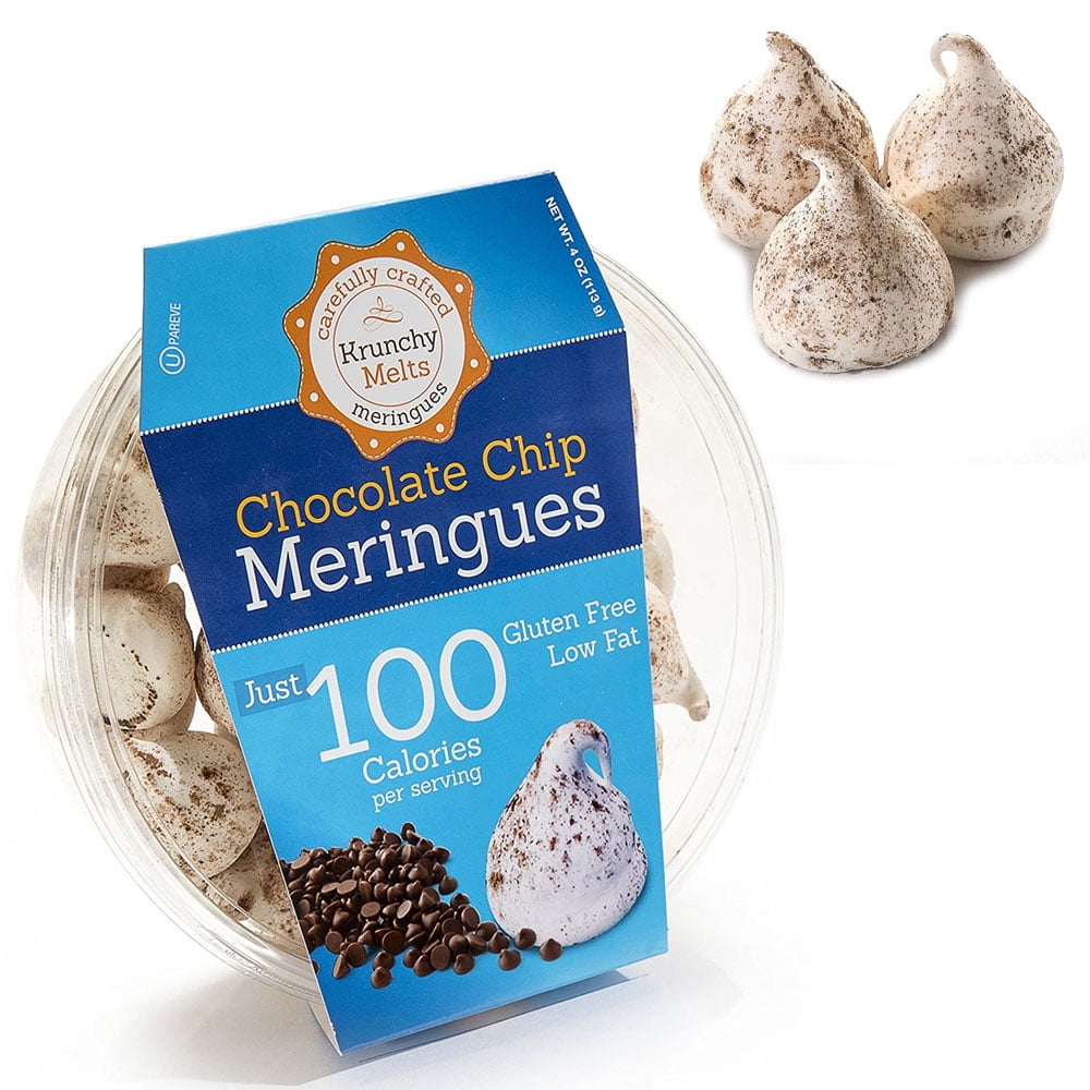 All Top Bargains Chocolate Chip Meringue Cookies, Gluten-Free, Fat-Free ...