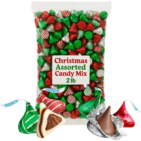 Chocolate Christmas Mix, HUGS BCF26 AND SOLID MIX of Christmas Candy ...