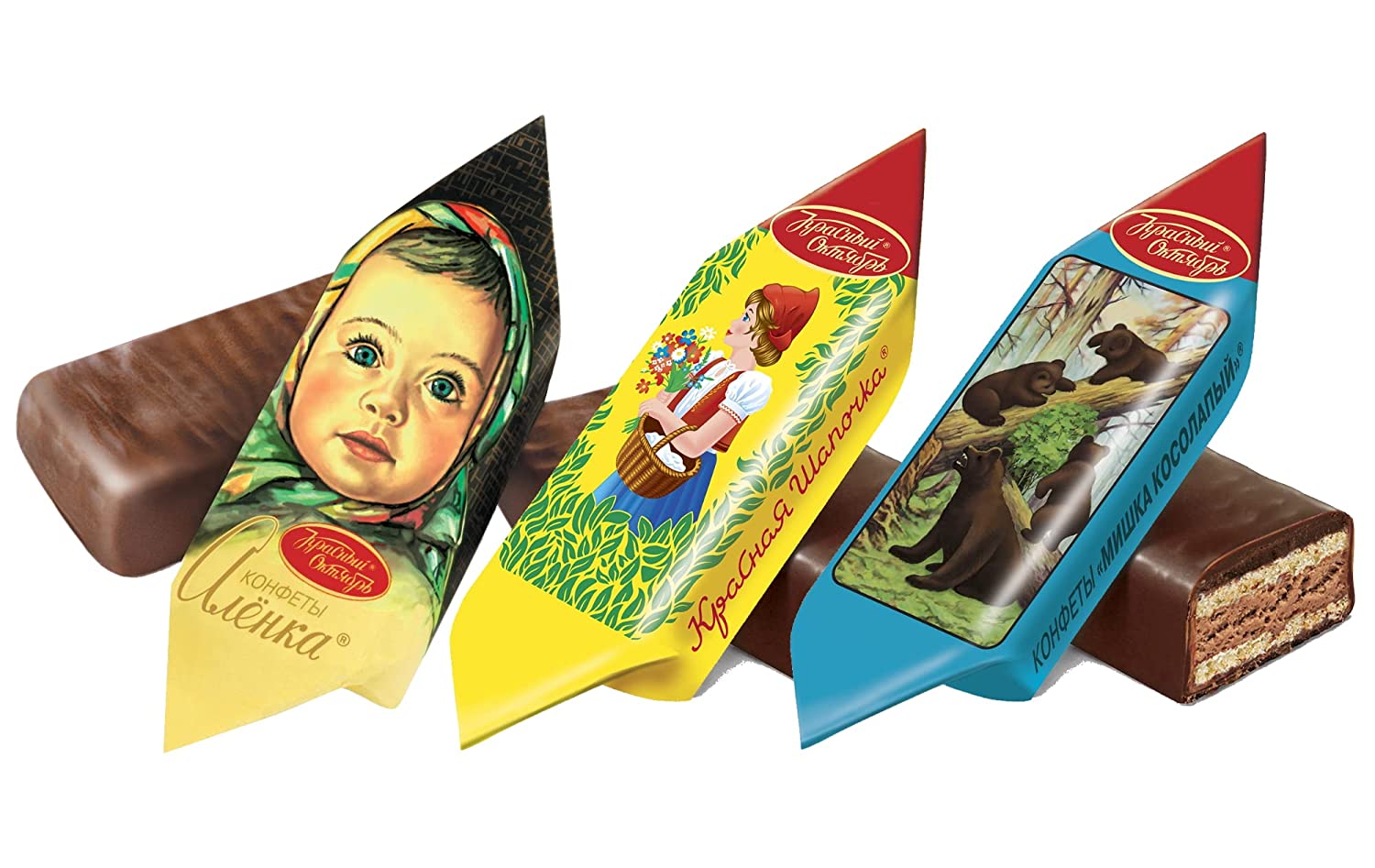 Chocolate Cies Mix Mishka Kosolapy (Toed Clumsy Bear), Little Red ...