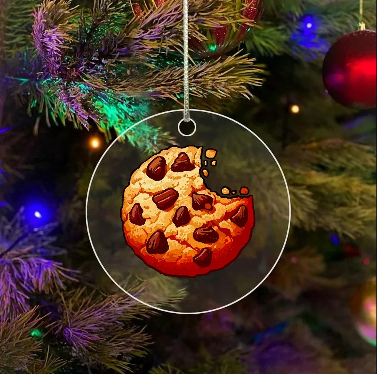 Chocolate Cookie Bite Baking Baker Sweet Tooth Bake Chef Ornament Home ...