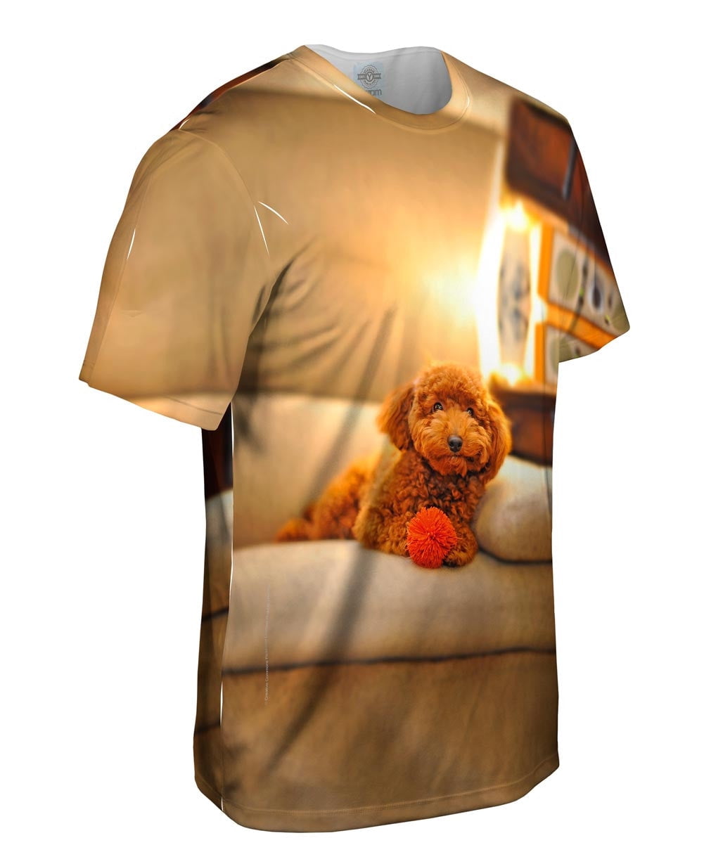 Chocolate Couch Poodle Mens T-Shirt All Over Print - Walmart.com