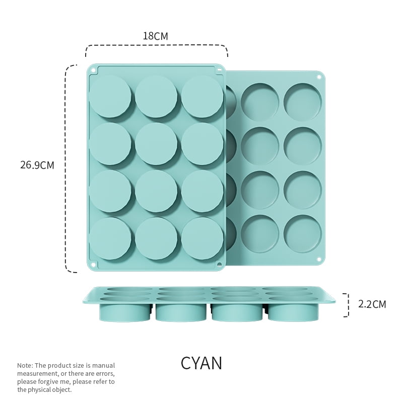 Chocolate Covered Oreos Mold 12-Cavity Non-Stick Round Silicone Oreo ...