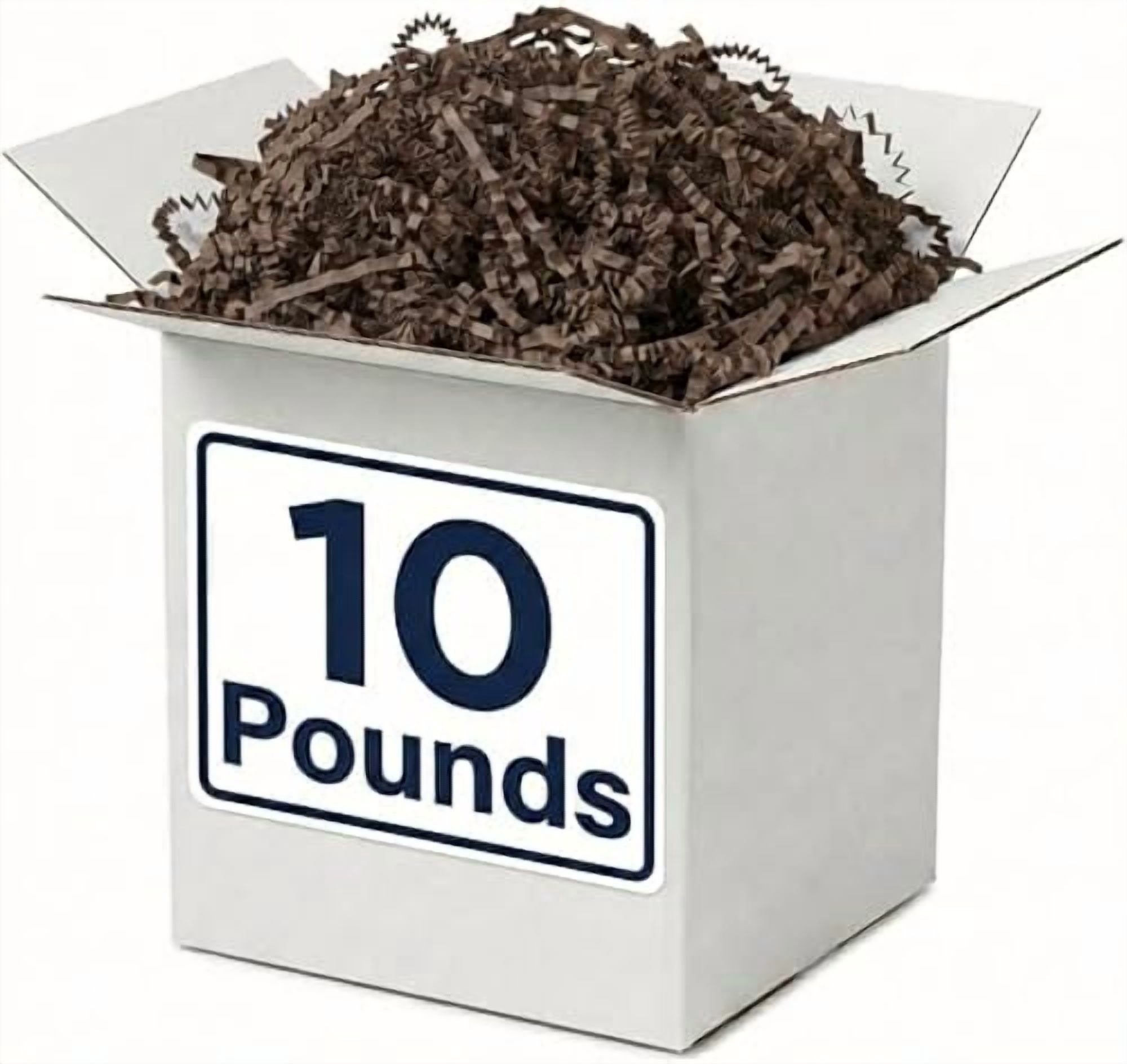 Chocolate Crinkle Paper Filler (10lb) - Shredded Paper for Basket ...