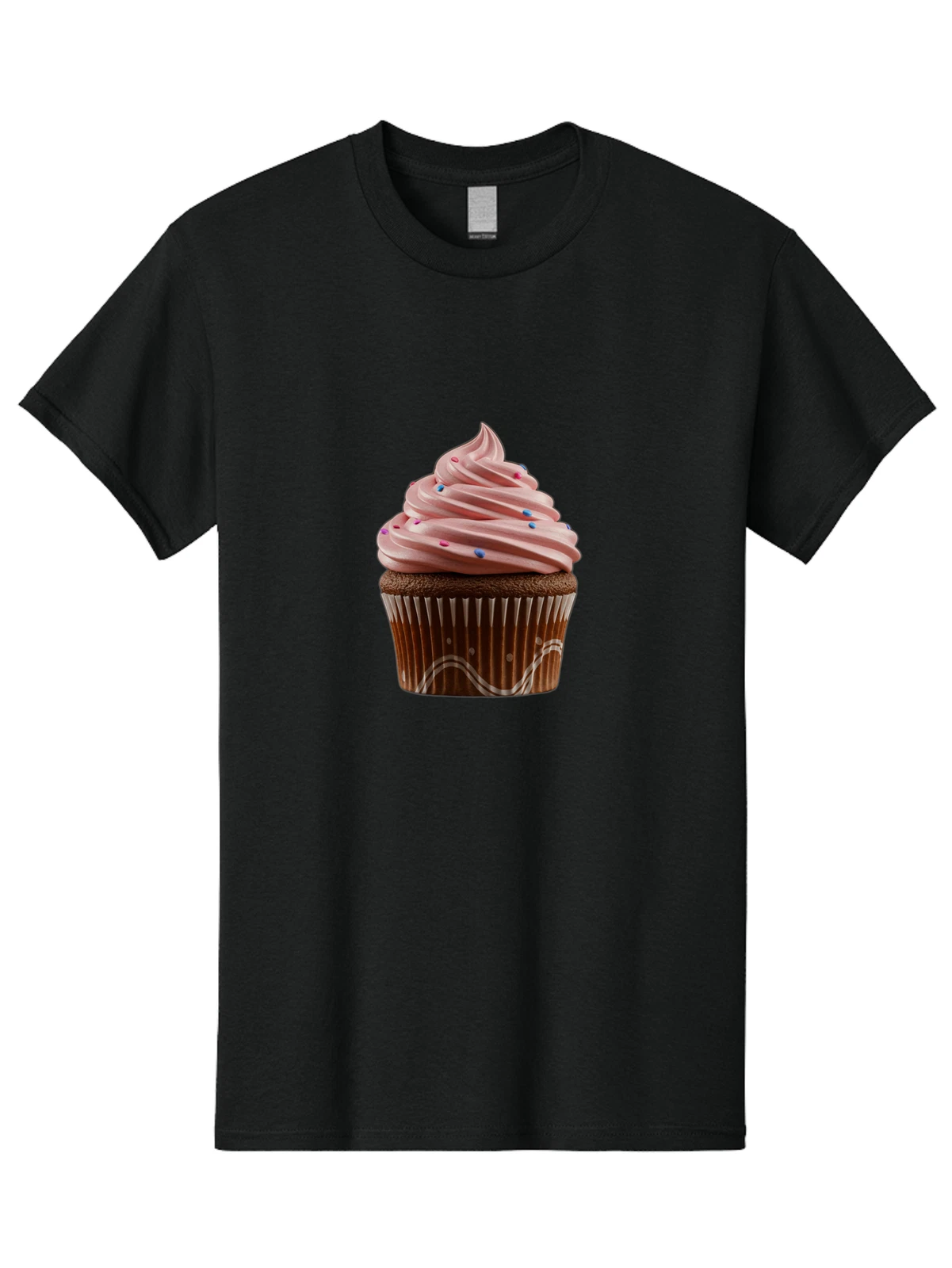 Chocolate-Cupcake Mens Graphic Tee, 100% Cotton, Casual Summer Wear ...