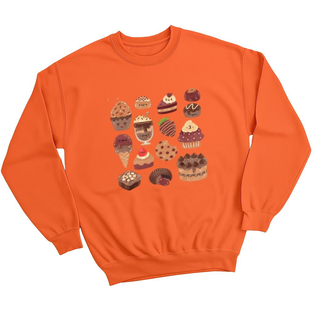Chocolate Desserts And Sweets Cute Treat Lover Graphic Pullover ...