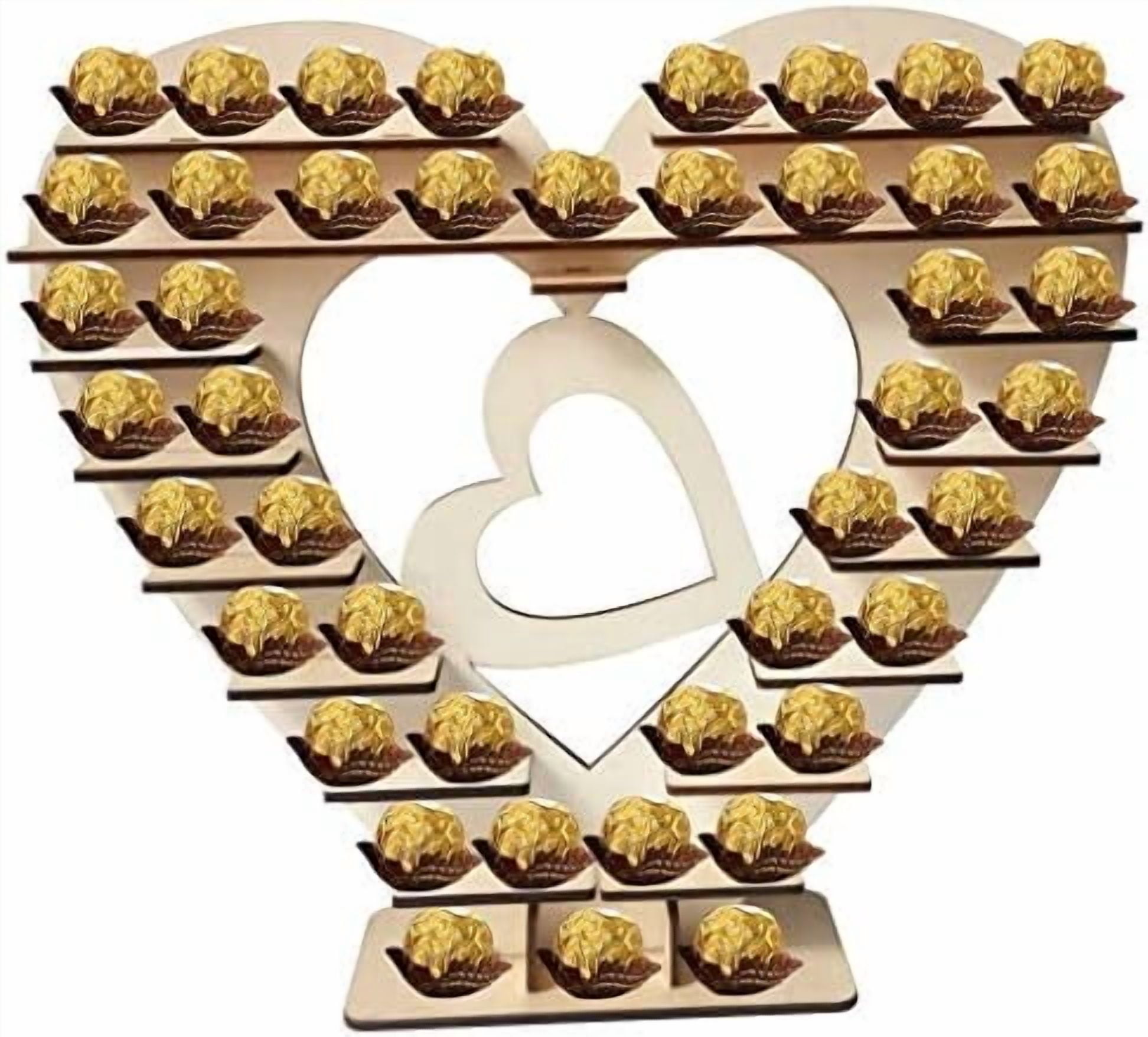 Chocolate Display Stand Ferreo Rocher Chocolate Candy Stand Wooden Love ...