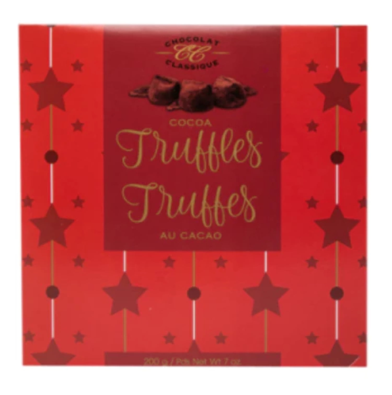 Chocolate Dusted French Truffles Red Gift Box - Walmart.com