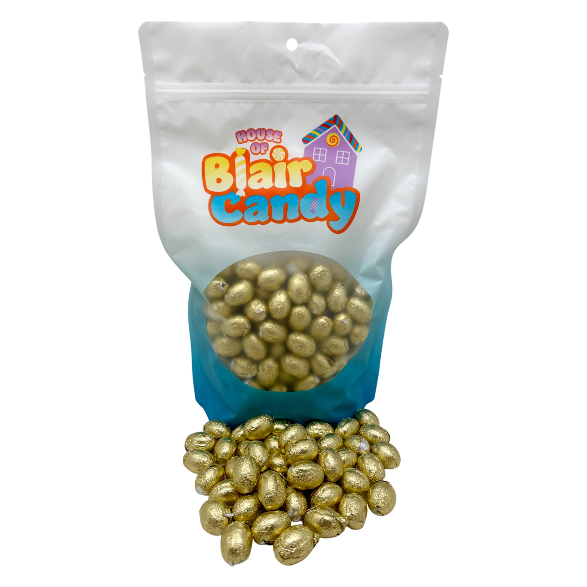Chocolate Eggs Gold Foil Wrapped – 3 Pound (Pack of 1) - Premium Milk ...