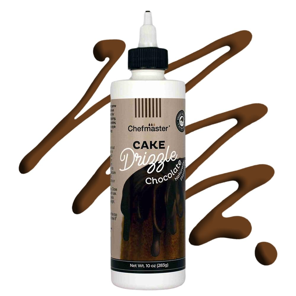 Chocolate-Flavored Cake Drizzle by DEF29 Chefmaster, Edible Cake Drip ...
