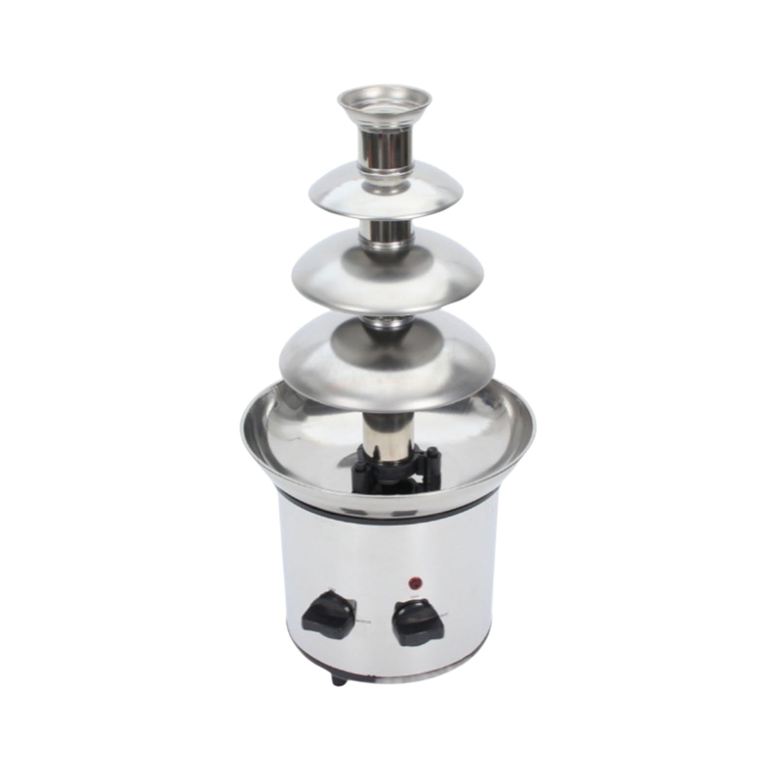 Chocolate Fondue 4 Tier Stainless Steel Melting Machine For Cheese Bbq ...