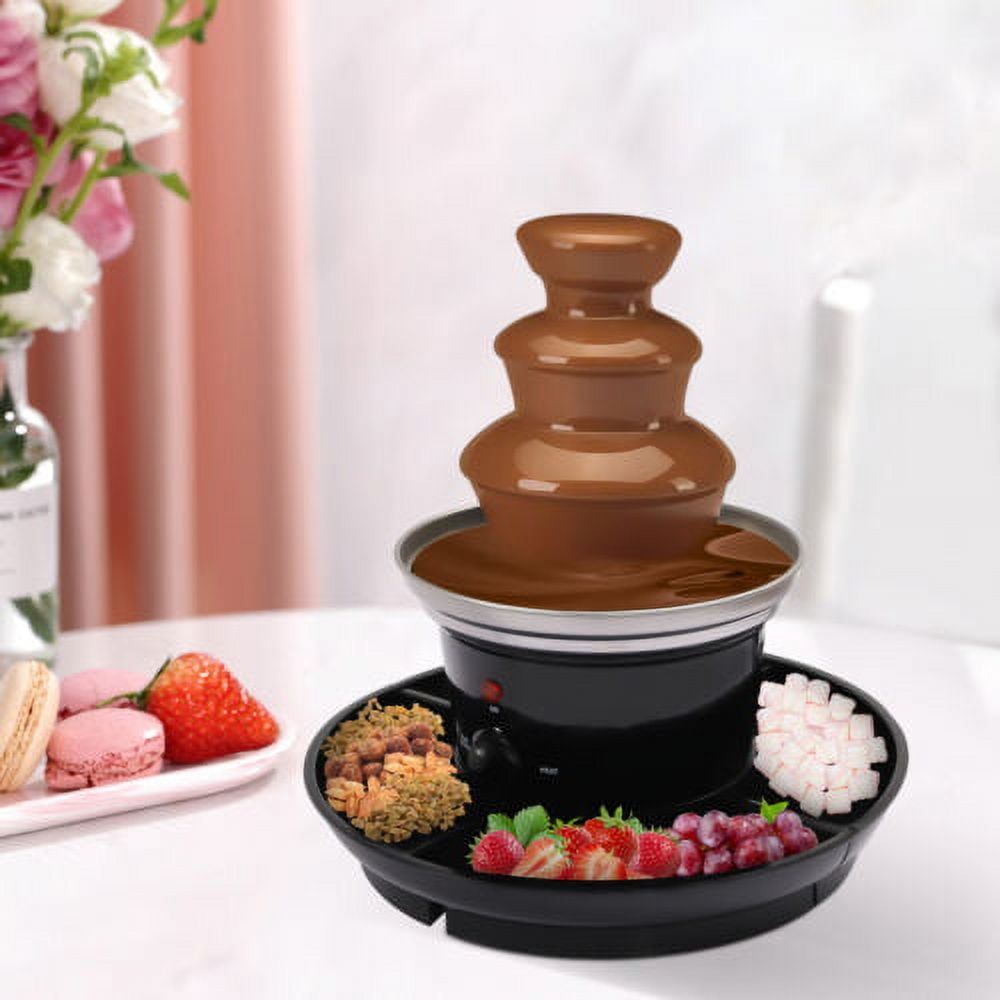 Chocolate Fountain Machine 3 Tier Stainless Steel Luxury Cheese ...