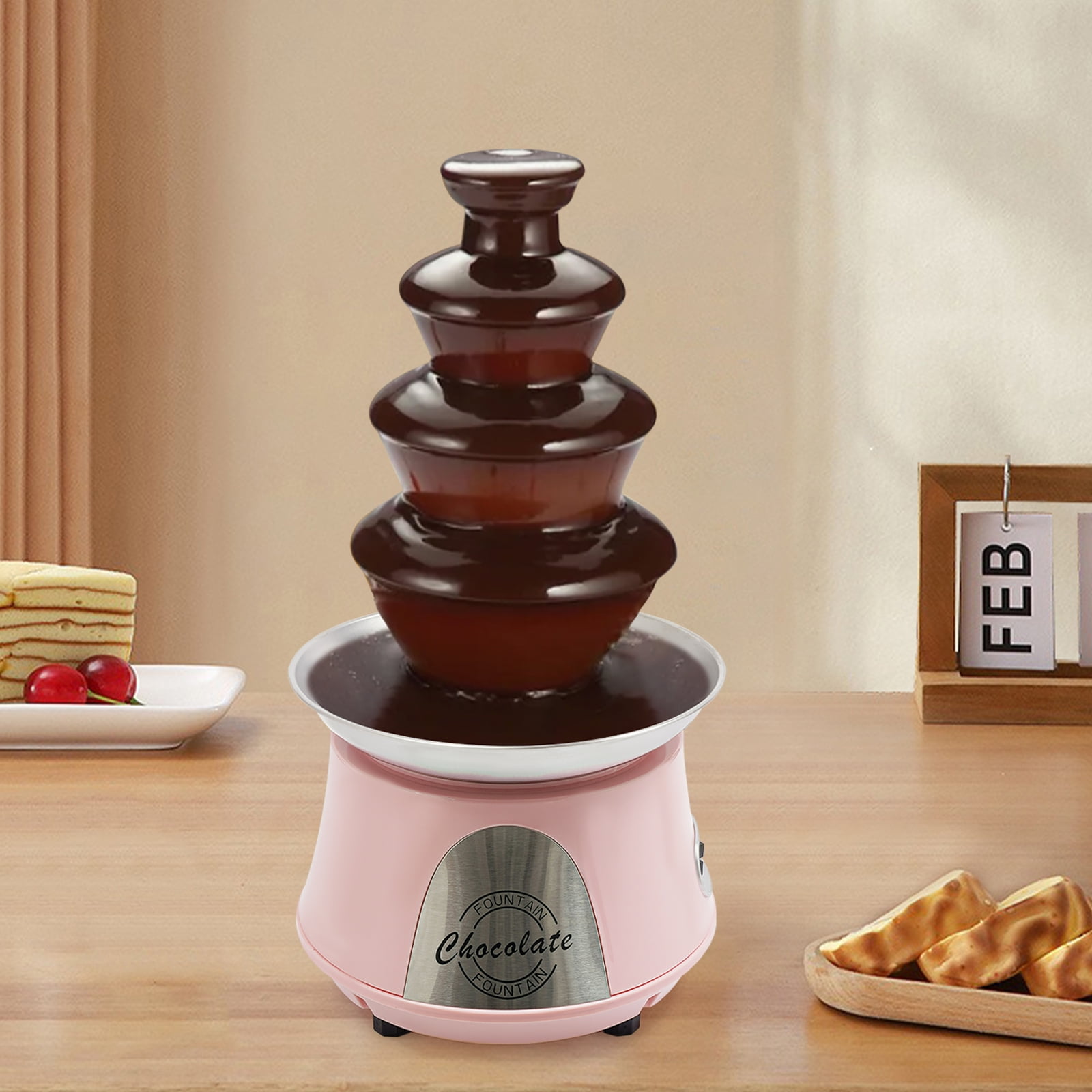Chocolate Fountain Machine, 4 Tier Electric Chocolate Fountain Machine ...