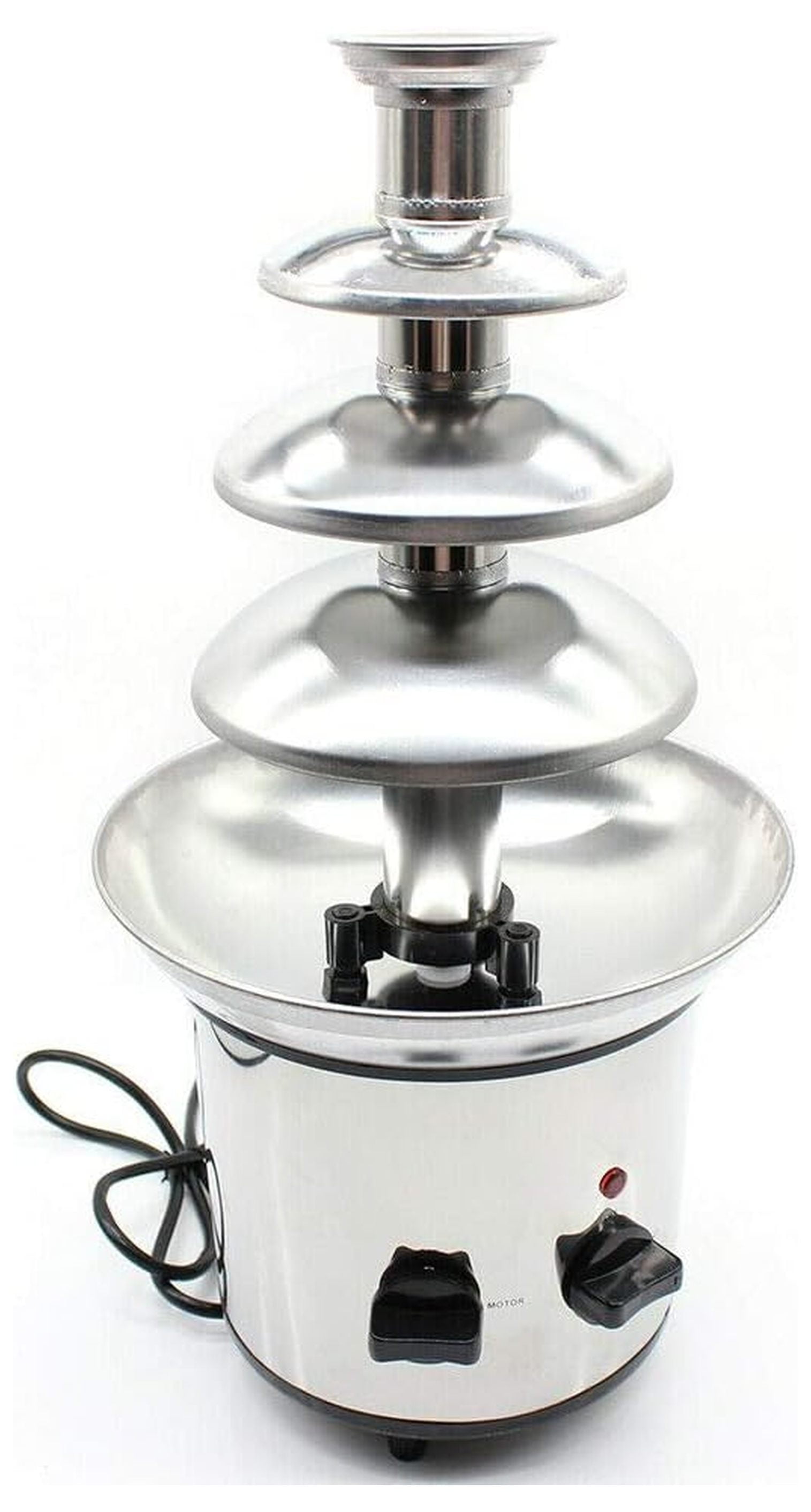 Chocolate Fountain Machine, 4-Tier Electric Stainless Steel Chocolate ...