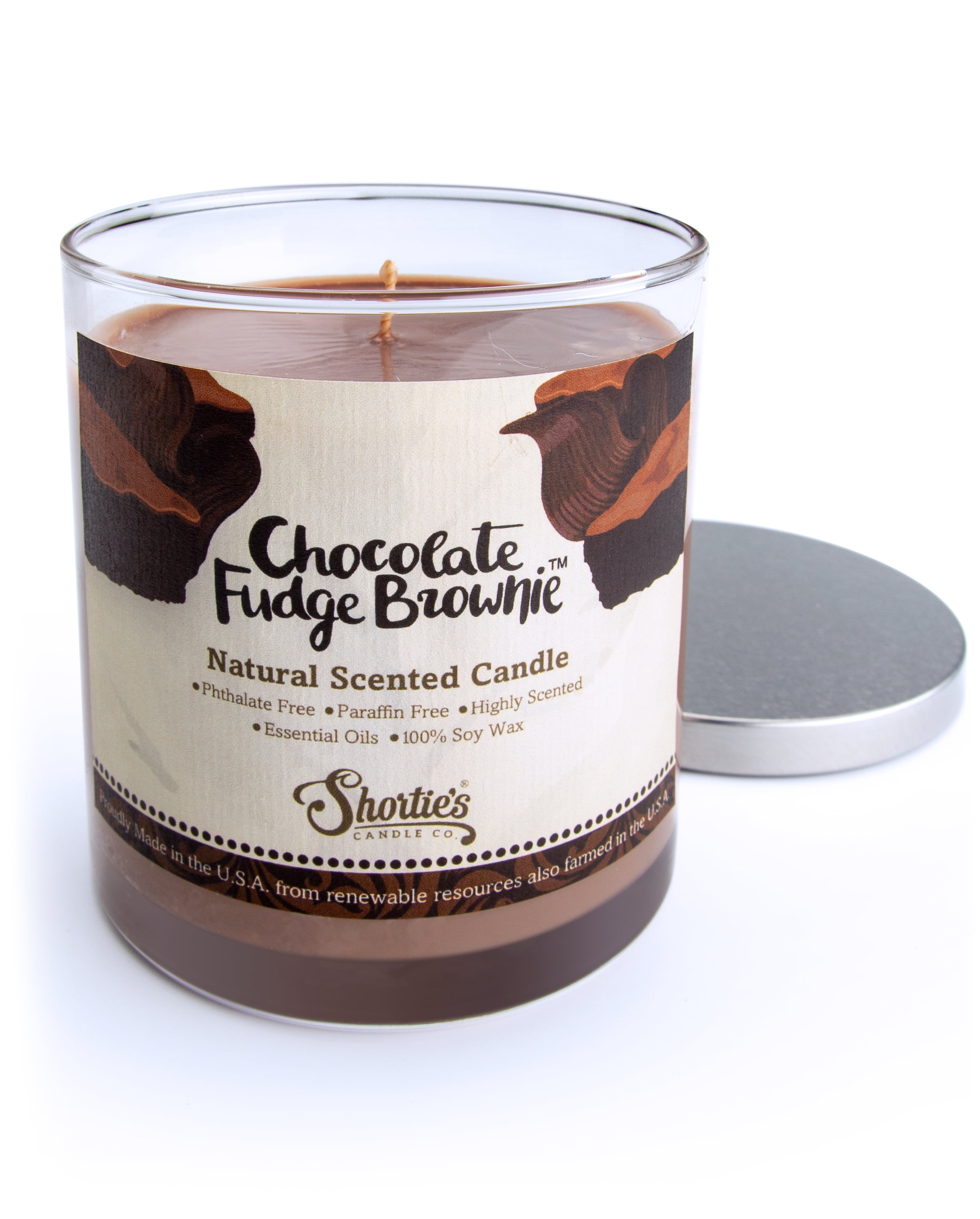Chocolate Fudge Brownie Scented Natural Soy Candle, Essential Fragrance ...