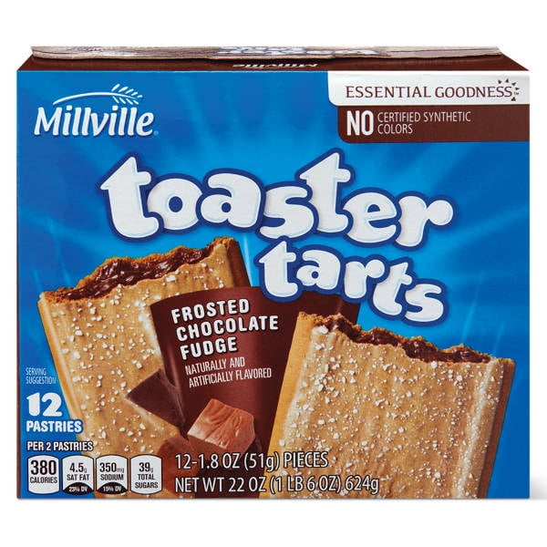 Chocolate Fudge Toaster Tarts, 12 count- Pack of 3 - Walmart.com
