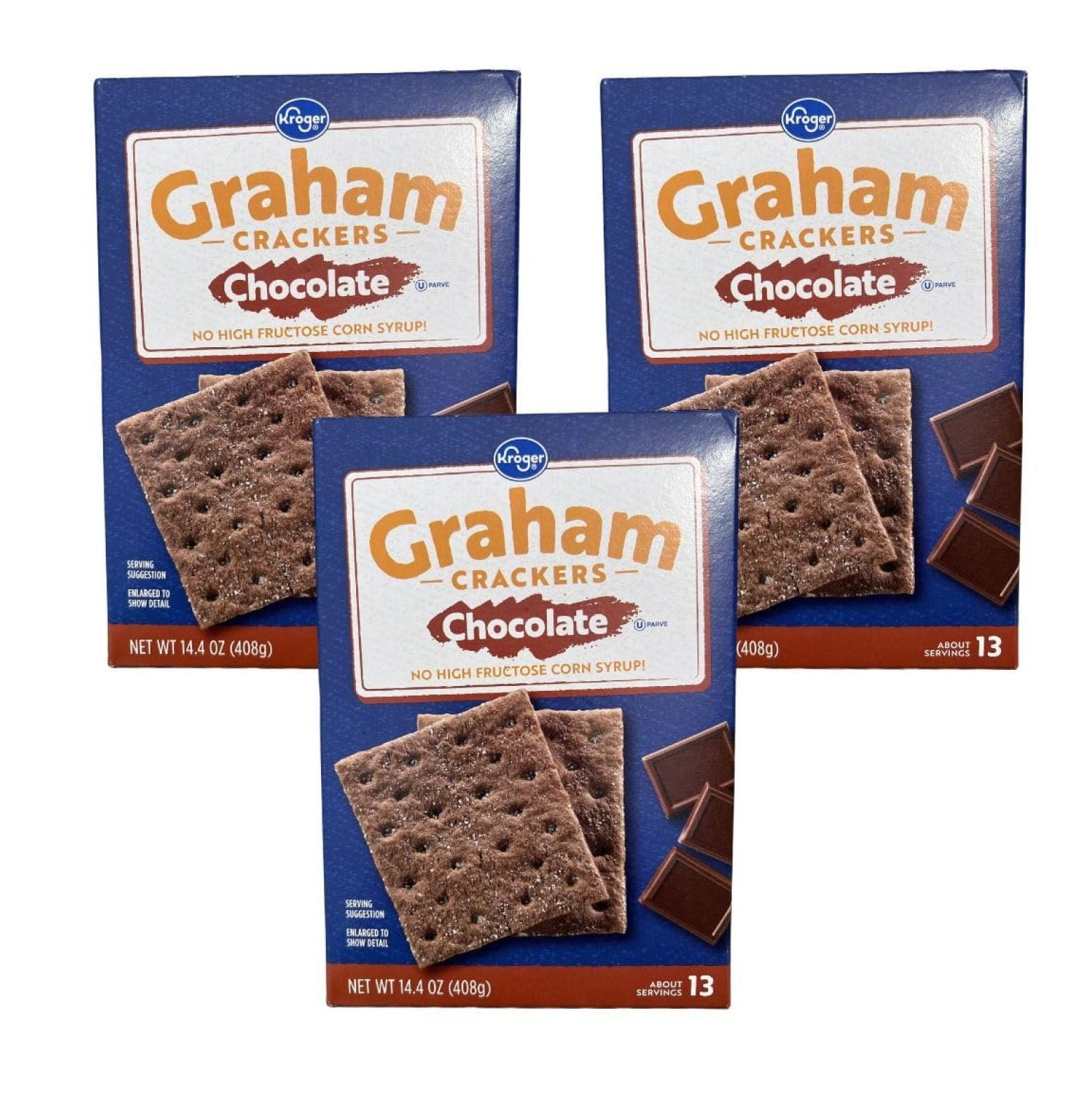 Chocolate Graham Crackers Kroger, 14.4 oz Pack of 3 - Walmart.com