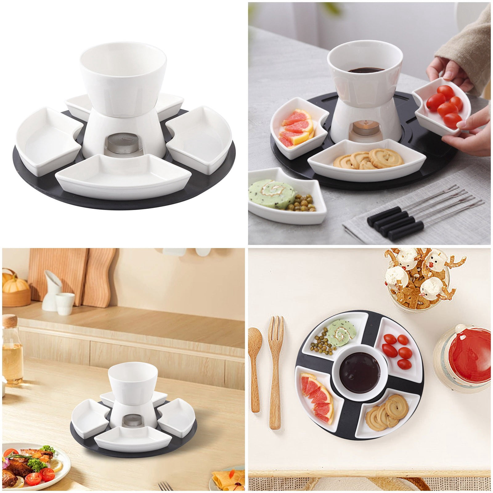 Chocolate Hot Pot Haagen Dazs Ice Hot Pot Cheese Rotating Tray Ceramic ...