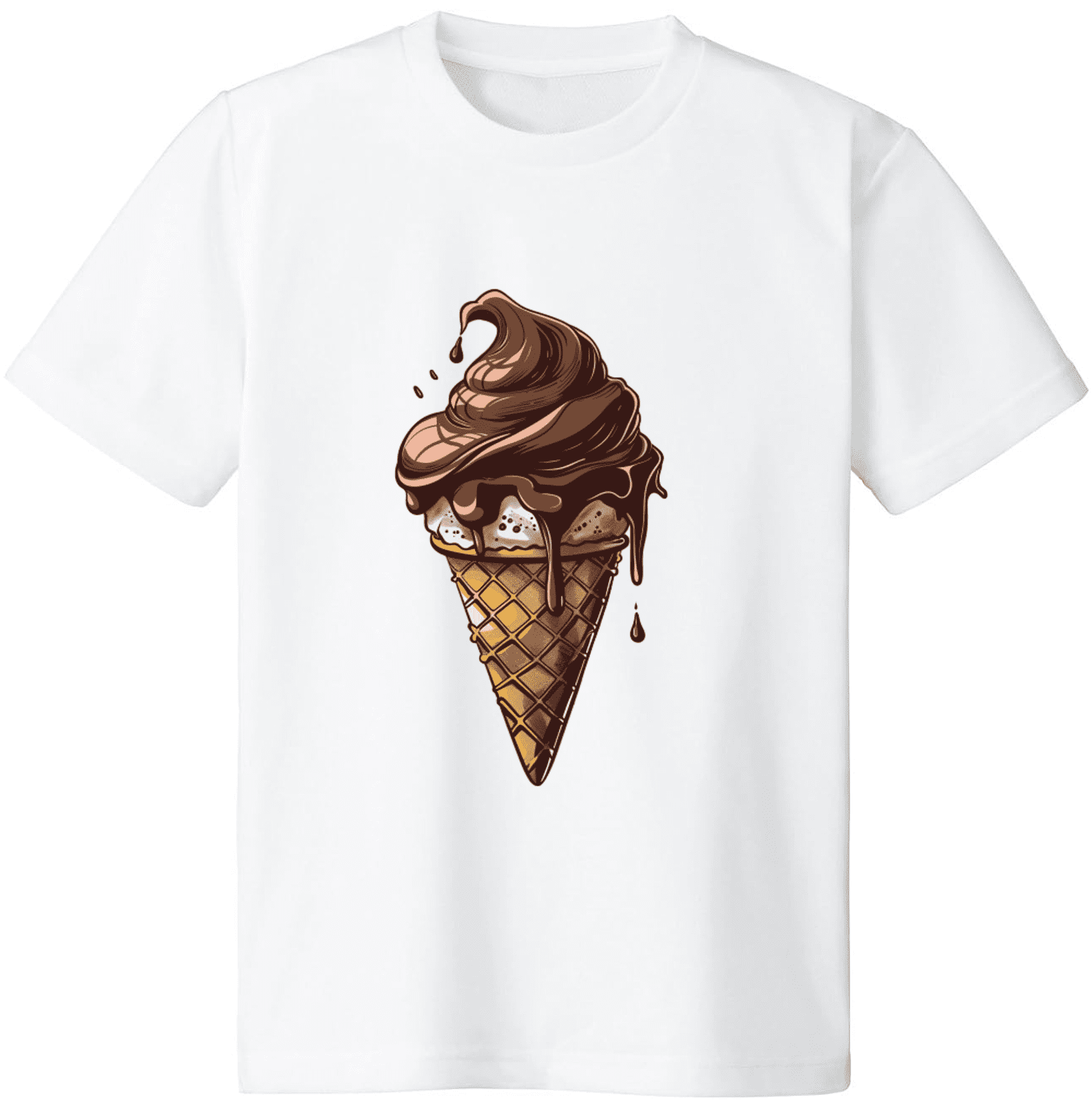 Chocolate Ice Cream: A Hug in a Cone Tshirt - Walmart.com