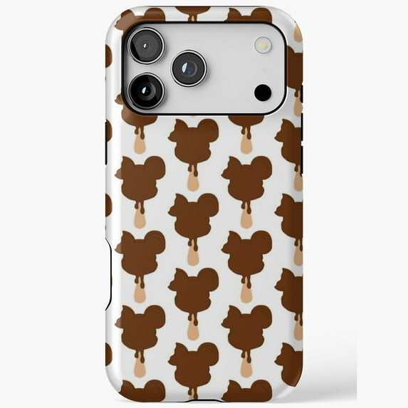Chocolate Ice Cream Ears Parody Art Phone Case Compatible iPhone 17 ...