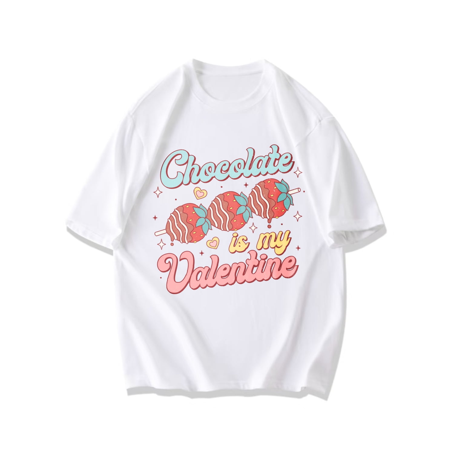 Chocolate Is My Valentine T Shirt Black Chocolate Covered Strawberries ...