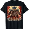 Chocolate Lab Labrador Retriever Dog Japanese Art Samurai T-Shirt ...